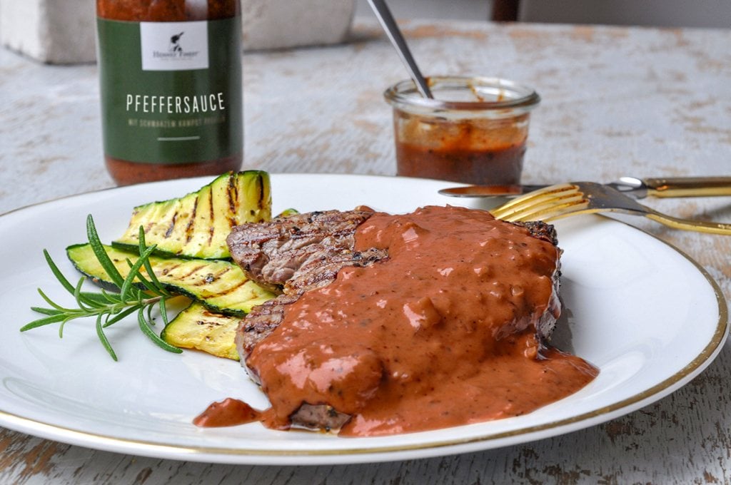 Köstliche Pfeffersauce mit Schwarzem Kampot Pfeffer | Bio